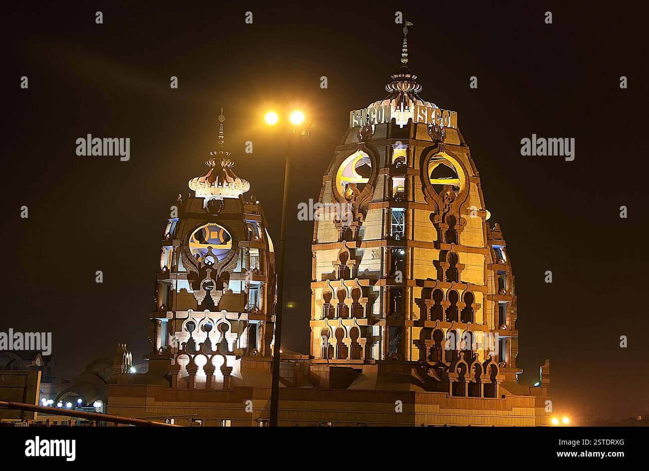 Iskcon temple delhi hi-res stock photography and images - Alamy