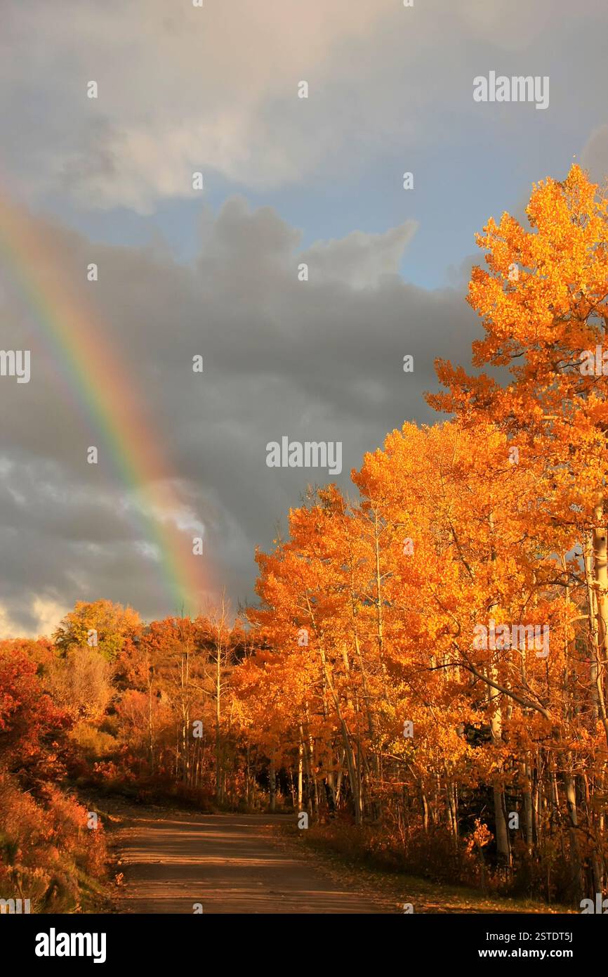 Sunrise over rainbow range hi-res stock photography and images - Alamy