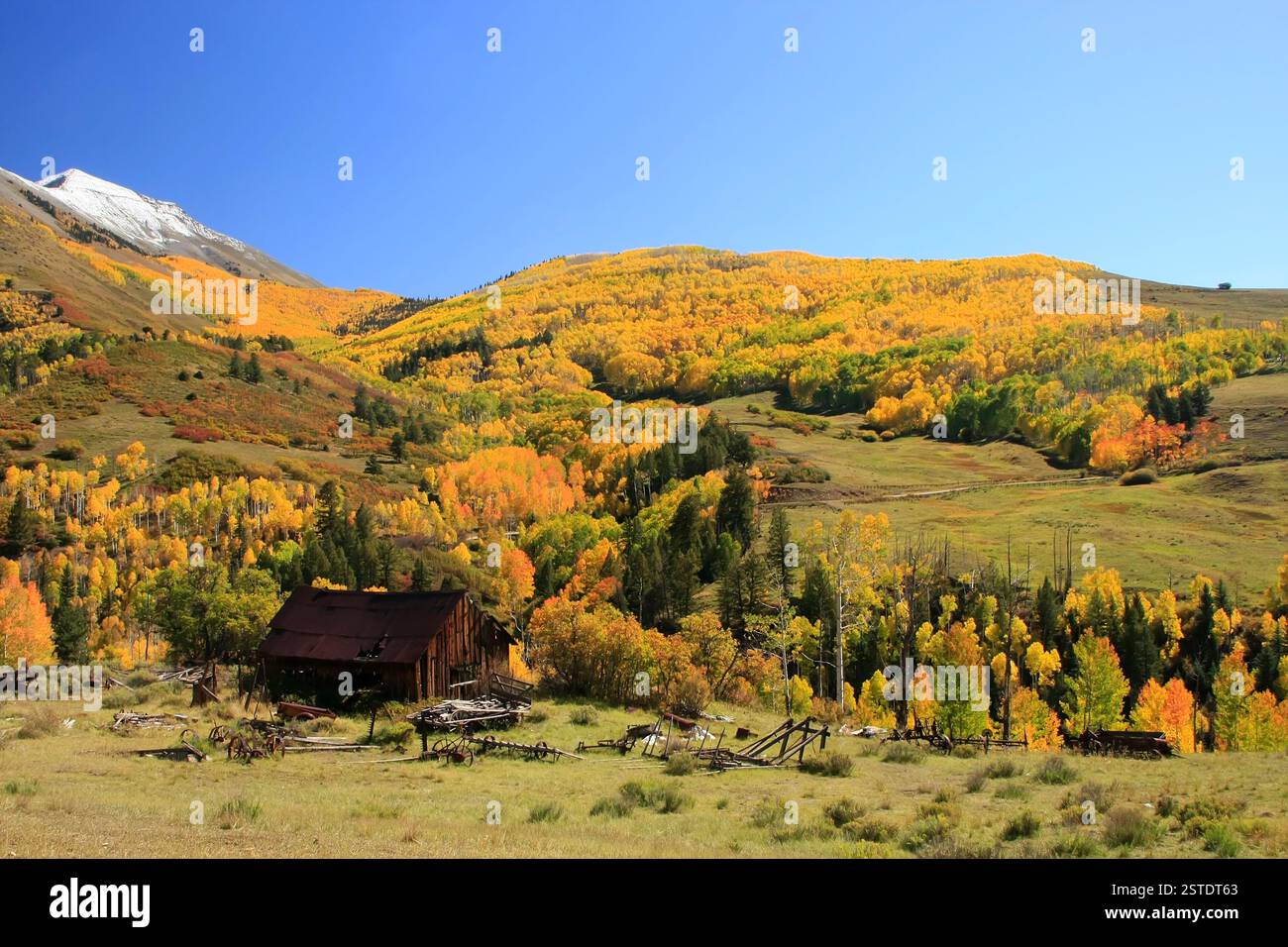 Old barn near Telluride, Colorado, USA Stock Photo - Alamy