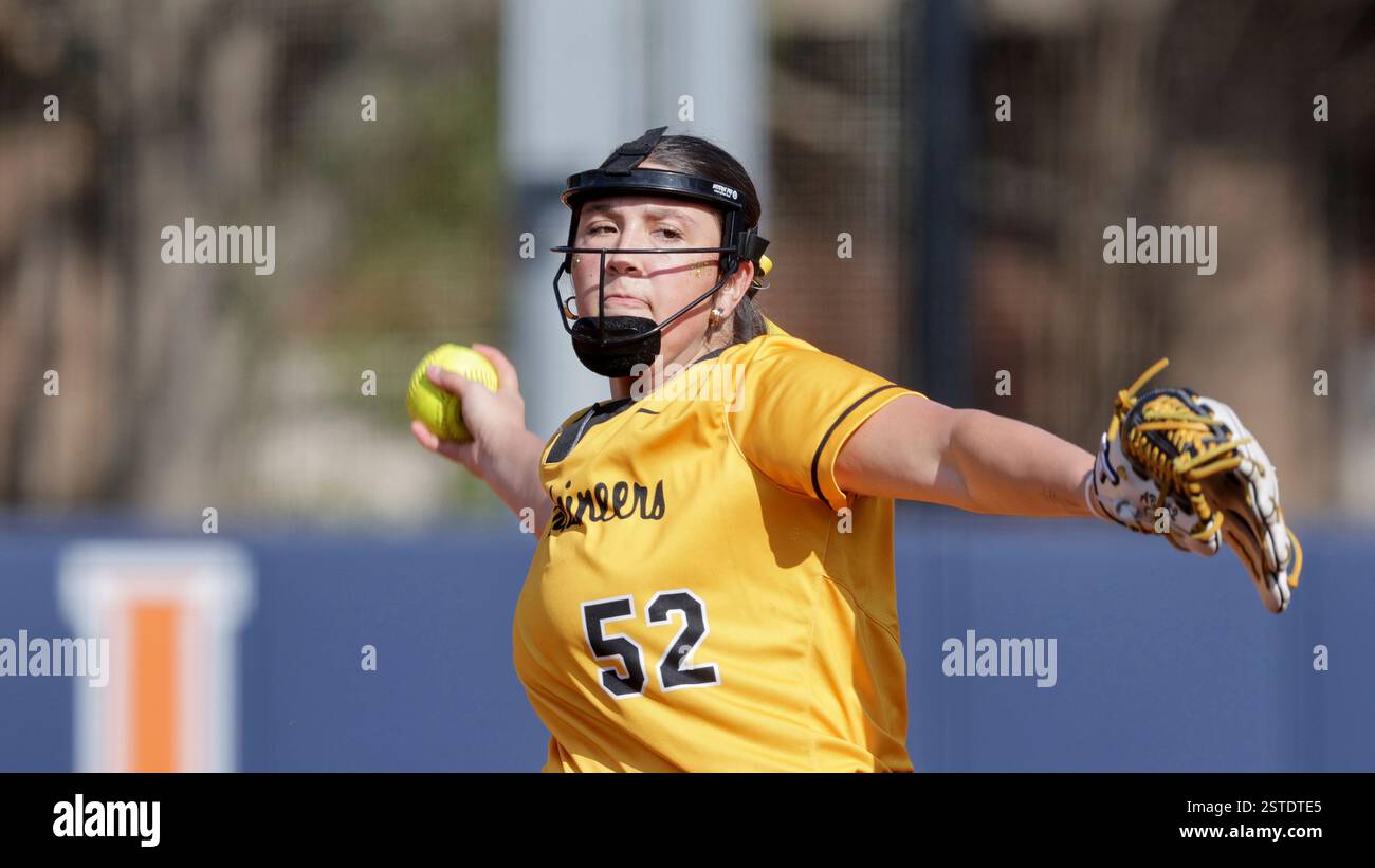 Appalachian State's Ava Beamesderfer (52) pitches during an NCAA ...