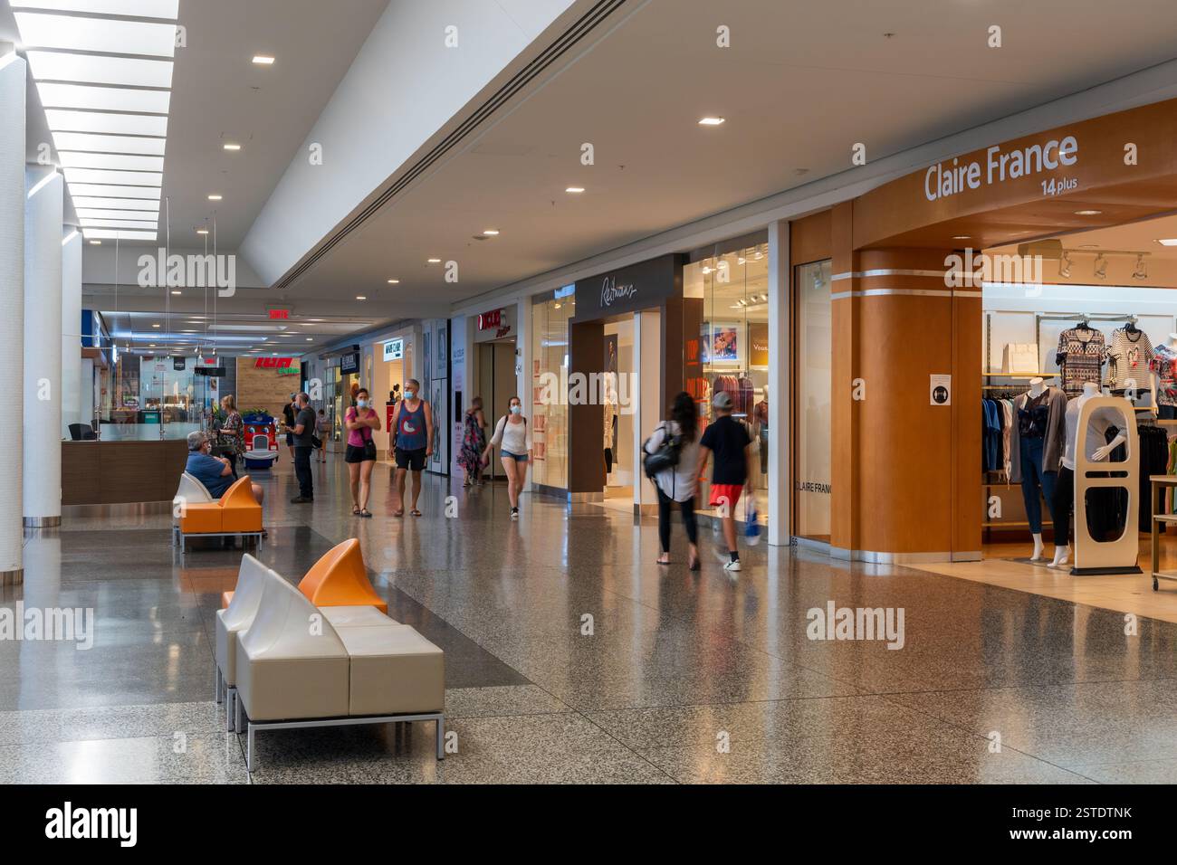 Longueuil, Quebec, Canada - August 26 2021 : Interior of Place ...
