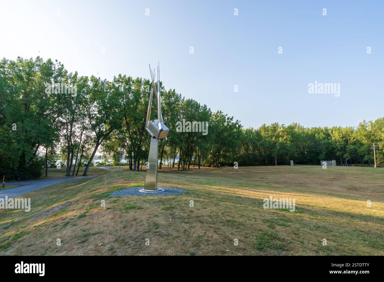 View of Marie-Victorin Park (Parc Marie-Victorin) in Longueuil, Quebec ...