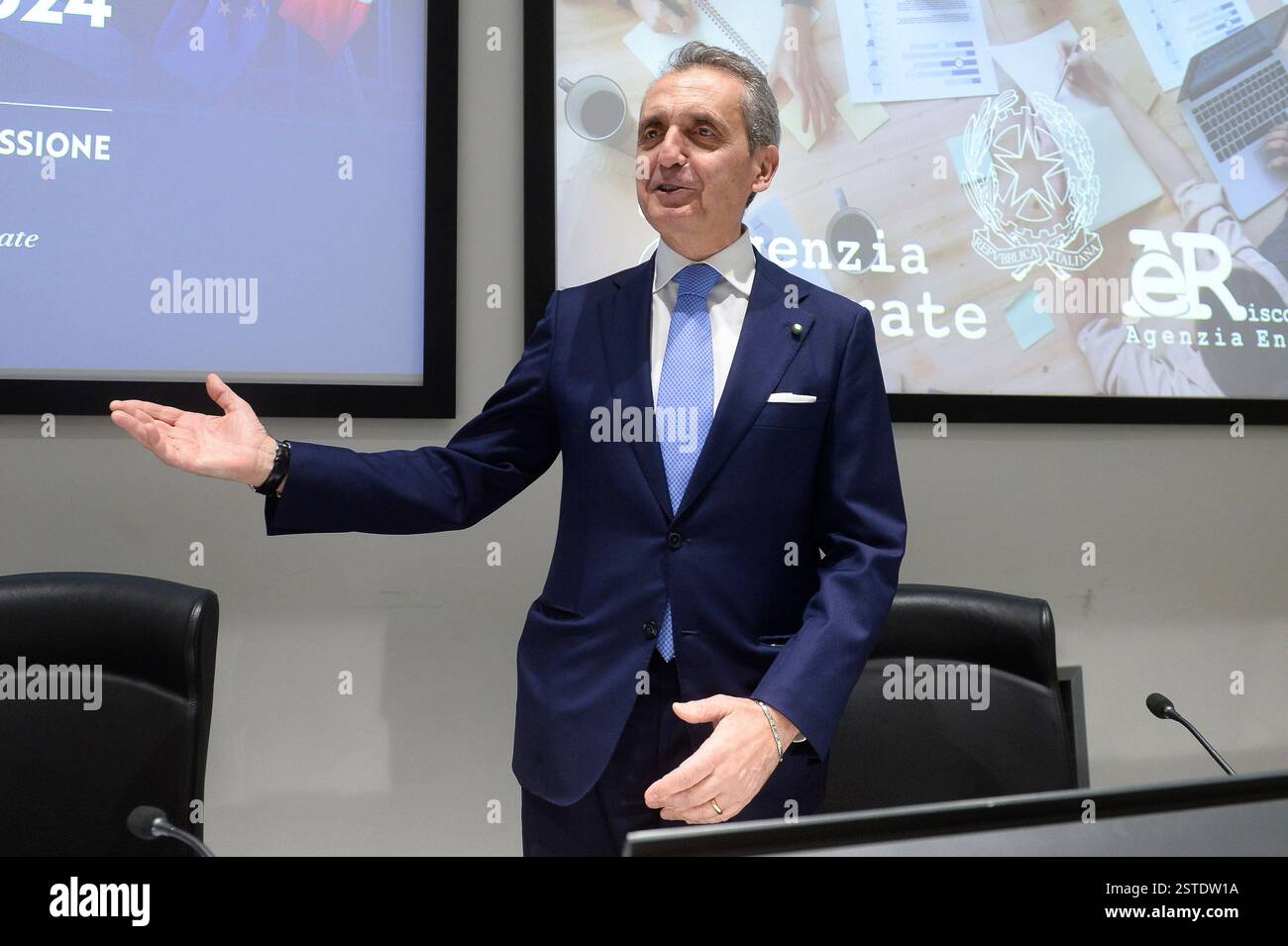 Italy, Rome, 18 February, 2025 : The Tax Agency presents the results ...