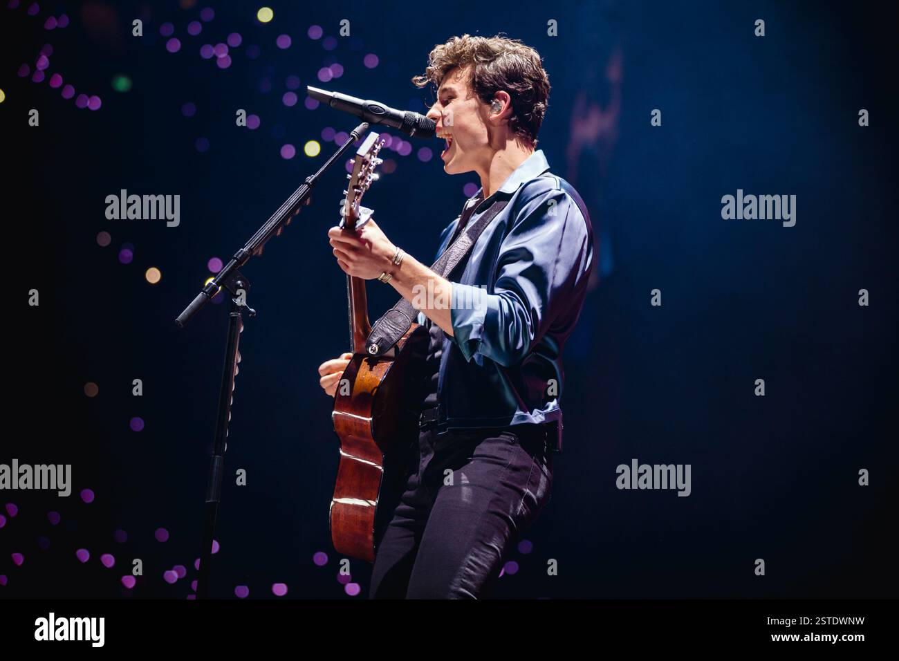 Shawn Mendes performing at The O2 Arena in London on the 16th April ...