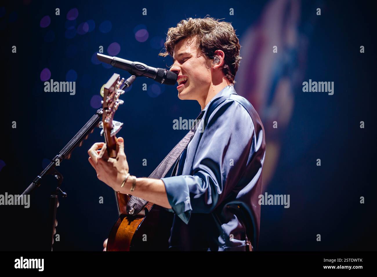 Shawn Mendes performing at The O2 Arena in London on the 16th April ...