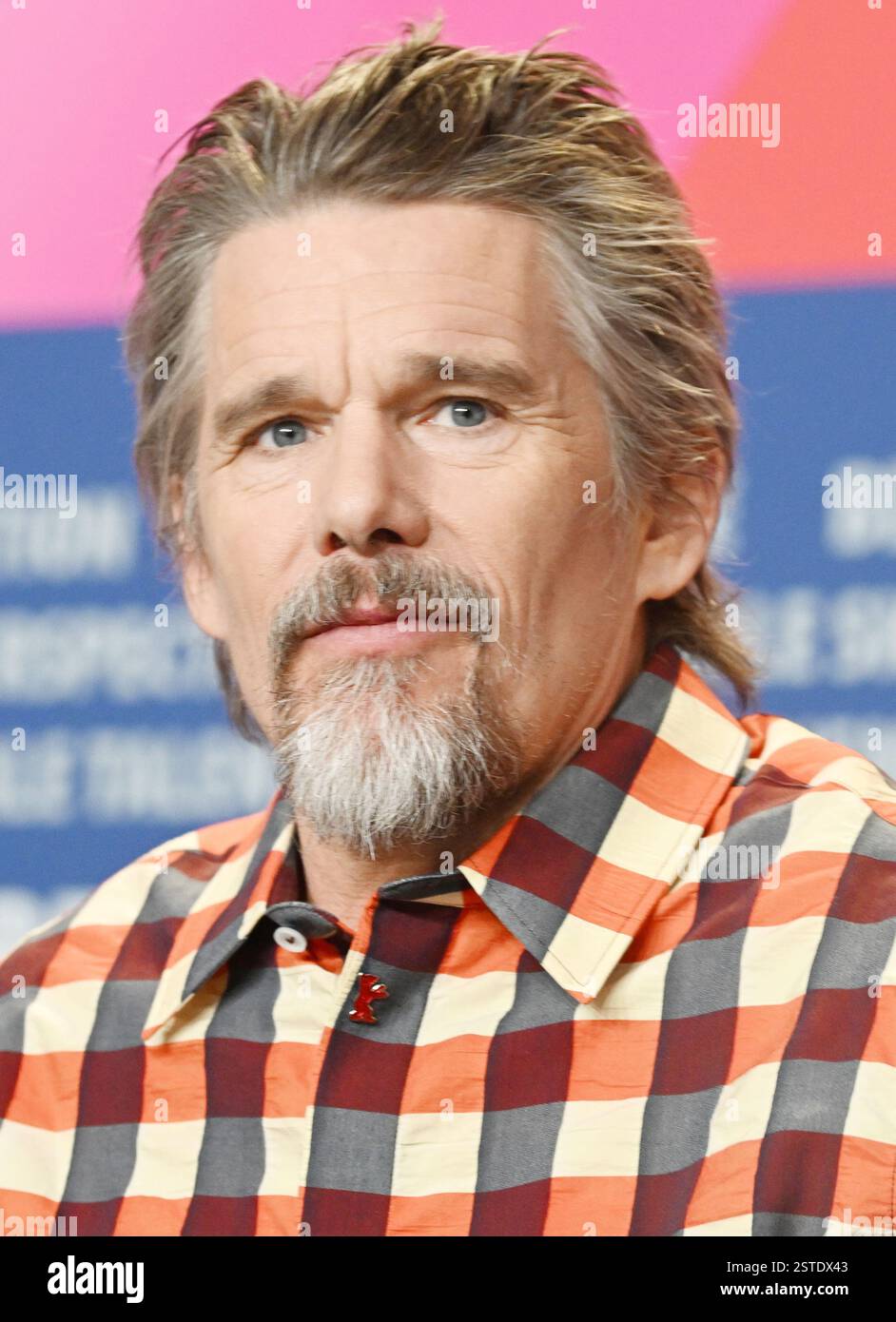 Berlin, Germany. 18th Feb, 2025. American actor Ethan Hawke attends the ...