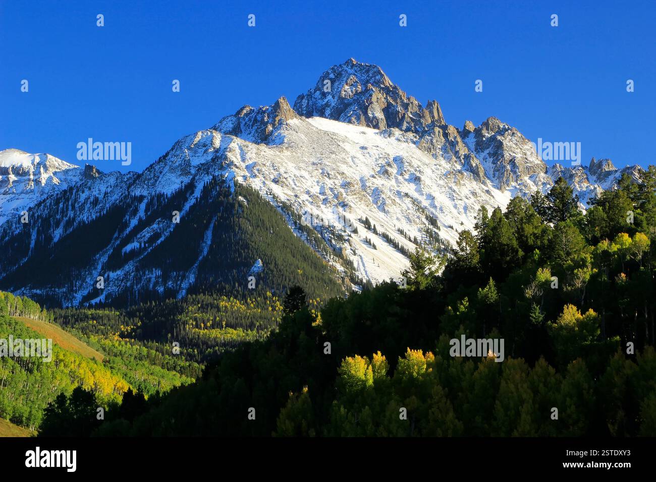 Mount Sneffels, Uncompahgre National Forest, Color Stock Photo - Alamy