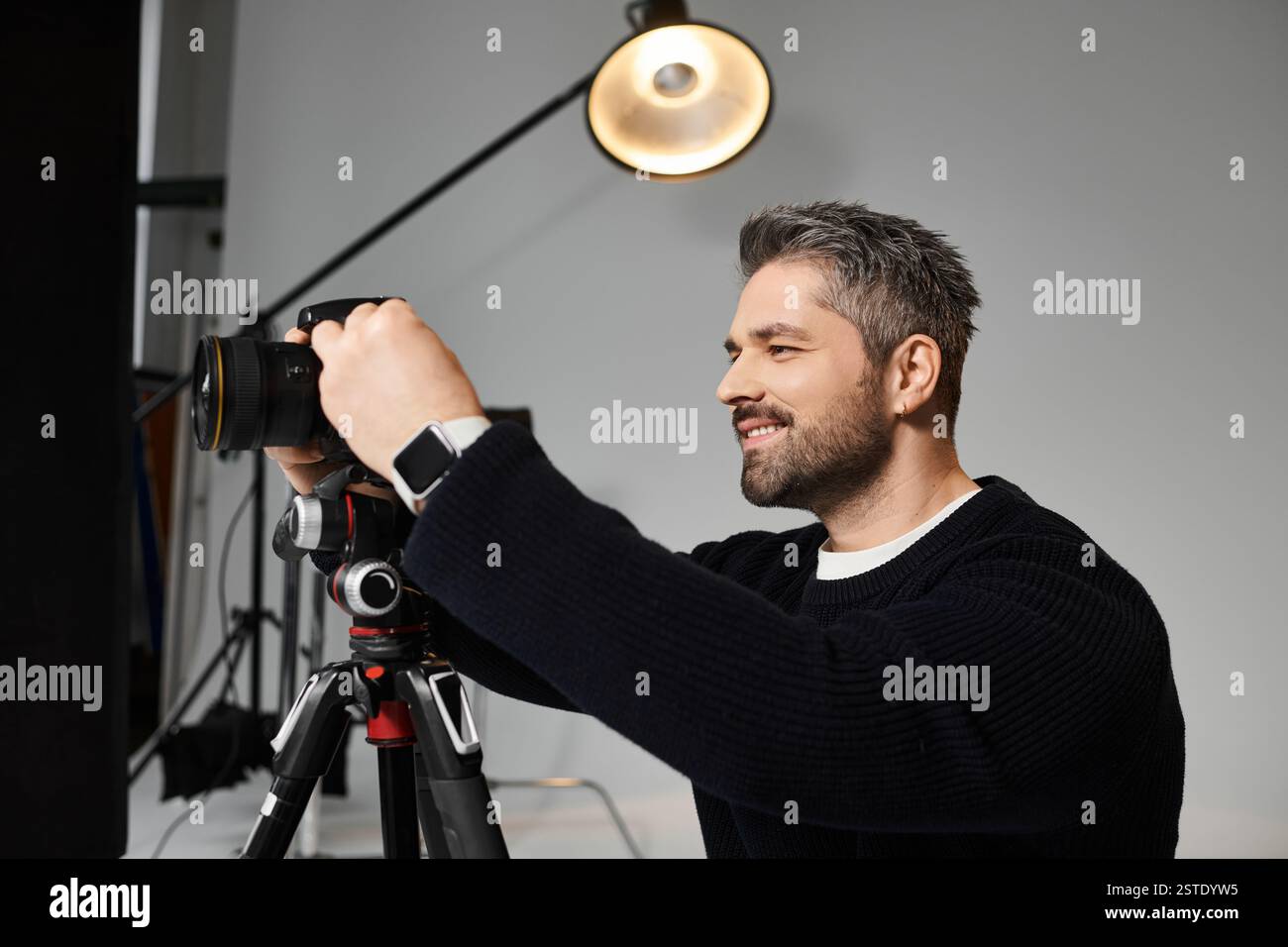 In bright light man sets hi-res stock photography and images - Alamy