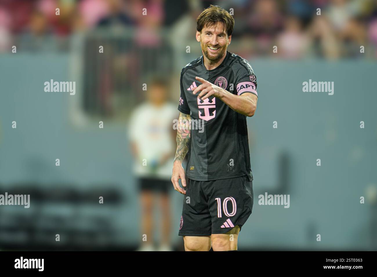 Tampa, Florida, USA, February 14, 2025, Inter Miami players Lionel ...