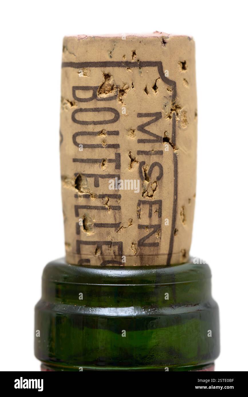 Bottle of wine cork Stock Photo - Alamy