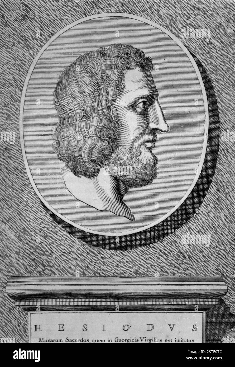 Hesiod bust hi-res stock photography and images - Alamy