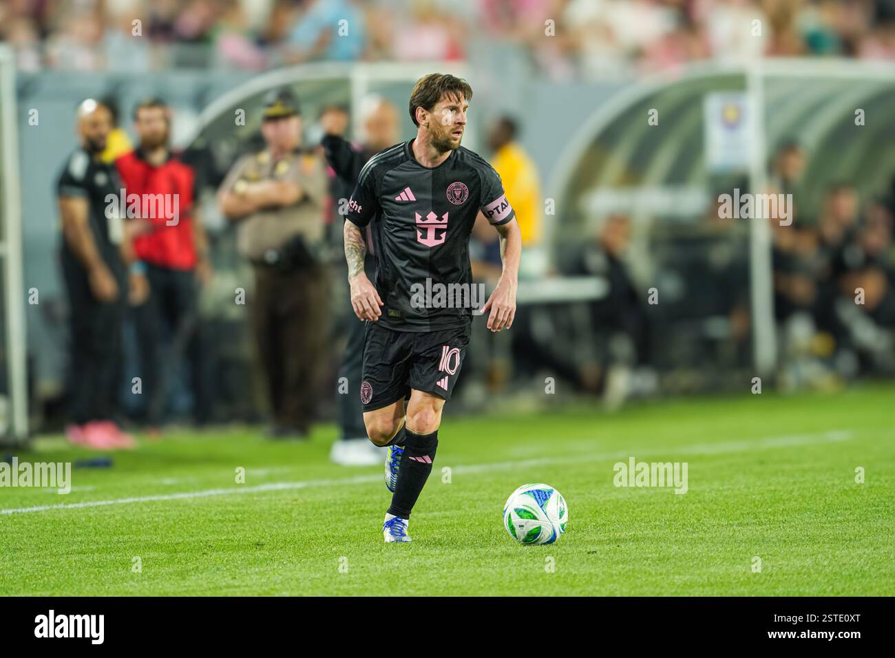 Tampa, Florida, USA, February 14, 2025, Inter Miami players Lionel ...
