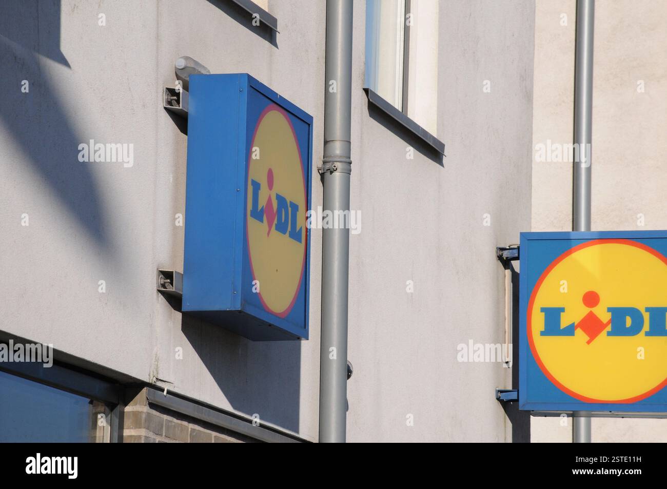 Copenhagen/ Denmark/18 february 2025/Geran lidl grocery chain store n ...