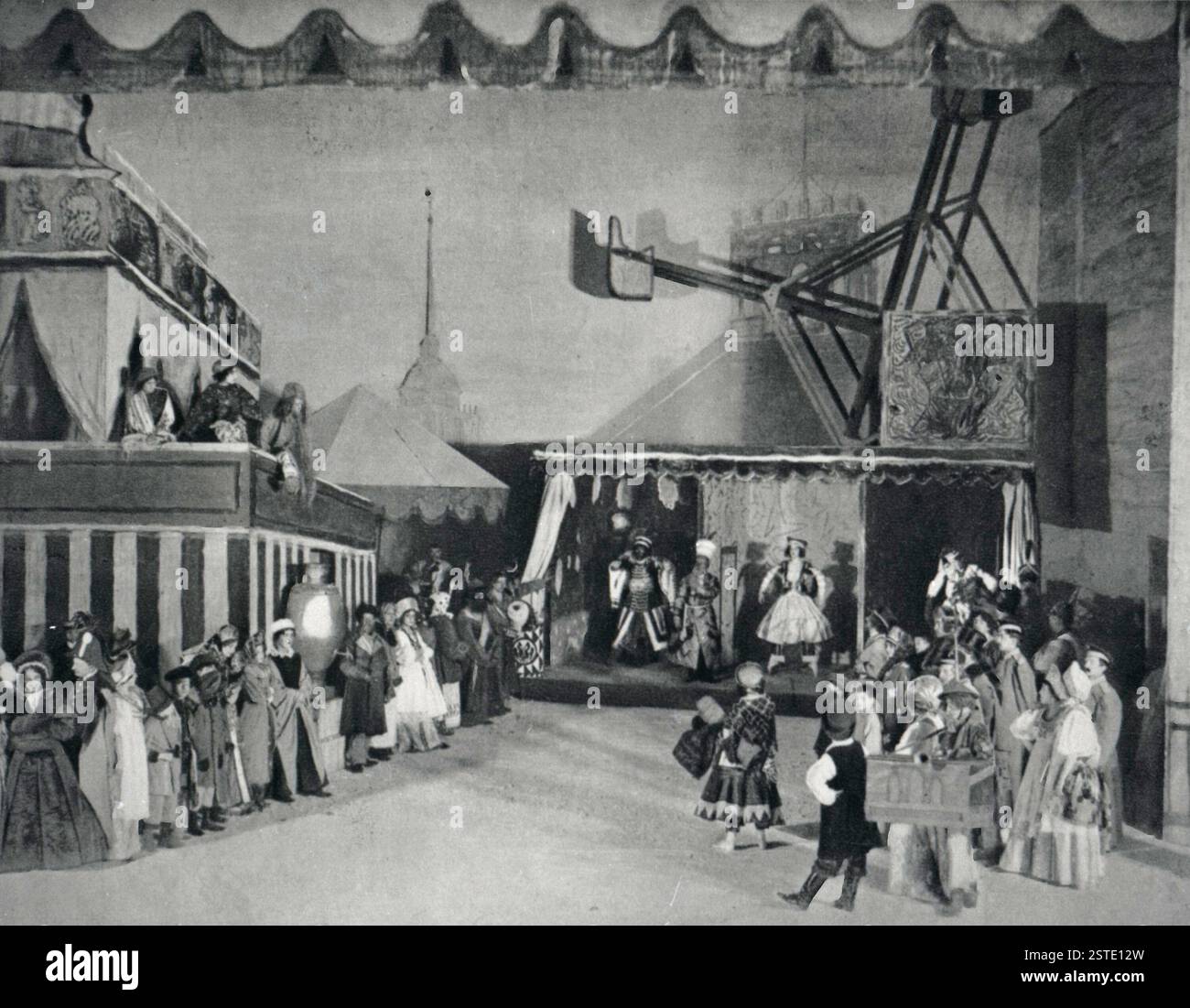 First design for Petrouchka, by Russian artist and ballet designer ...