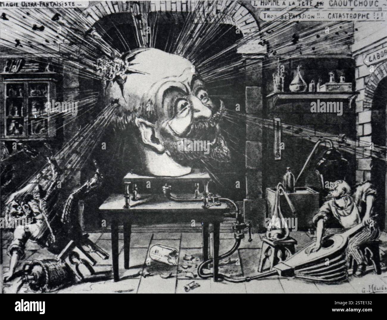 Ultra-fantastic magic, illustration by French actor and film director ...