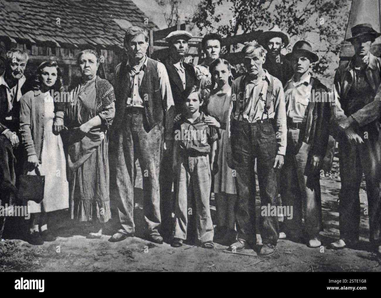 The Joad family in the movie The Grapes of Wrath, USA 1940 Stock Photo ...