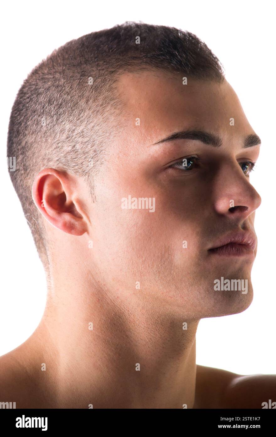 Close-up headshot of very attractive young man Stock Photo - Alamy