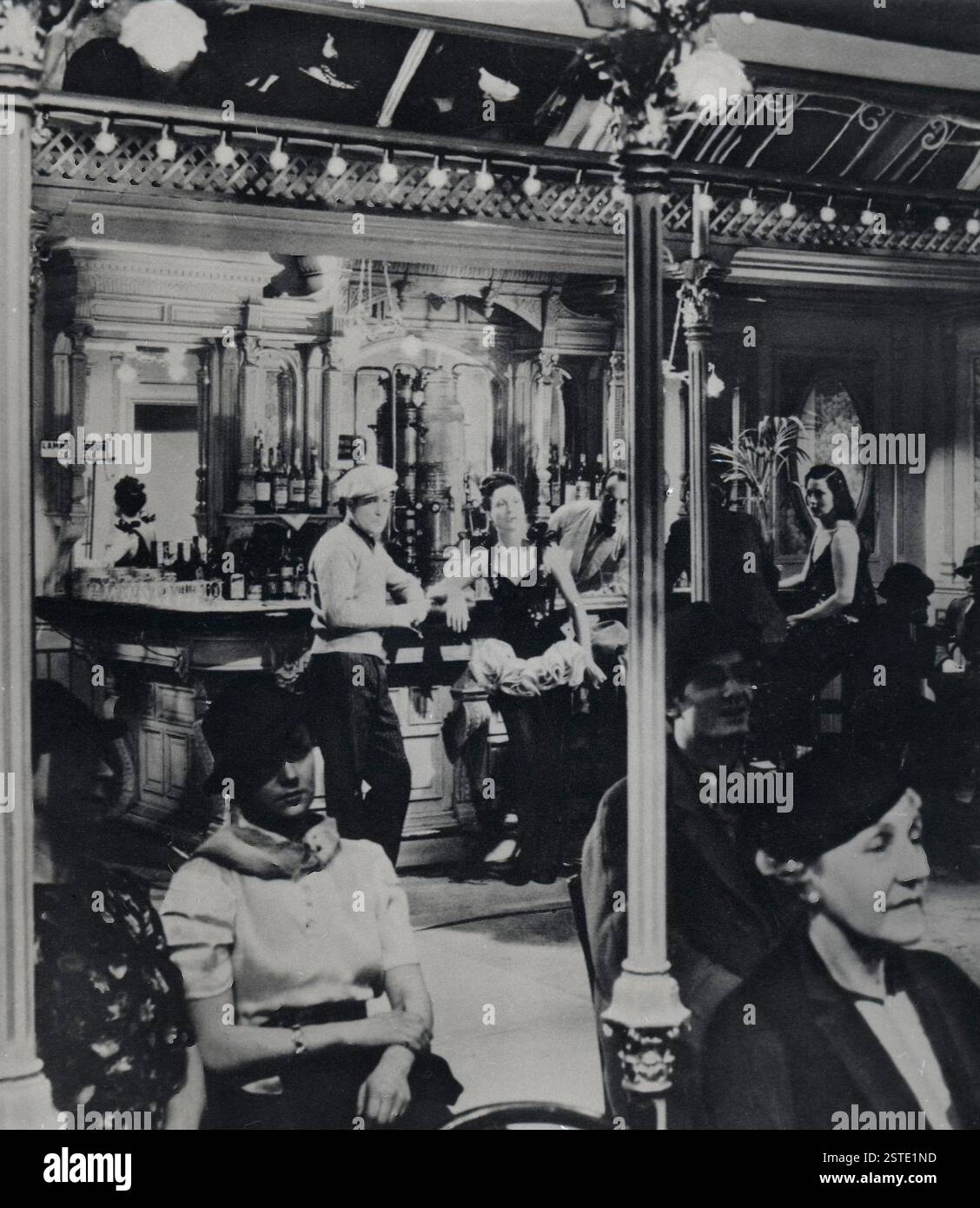 Scene from the French movie Port of Shadows (Le quai des brumes ...