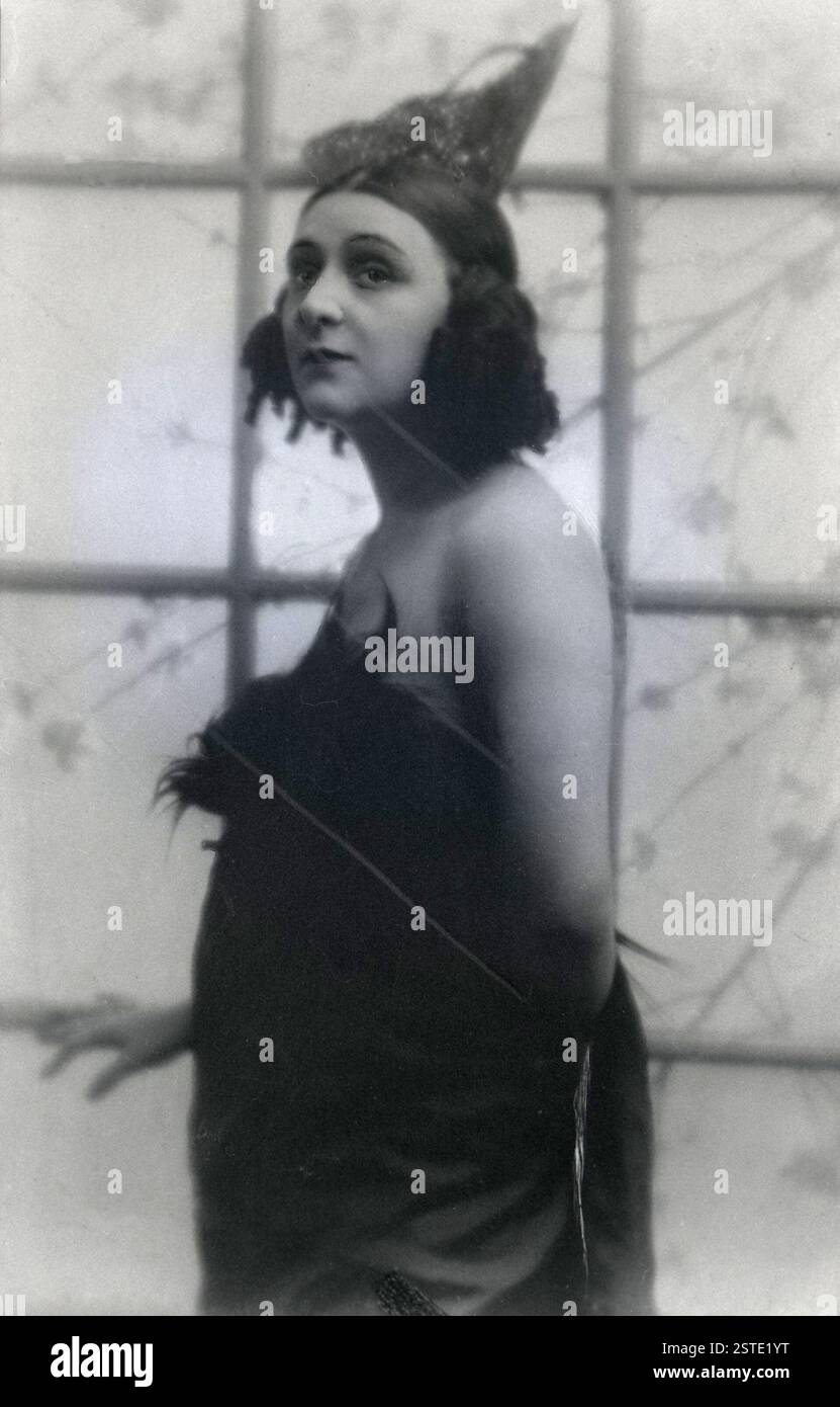 Russian actress and theatre director Tatyana Pavlova, Italy 1920s Stock ...