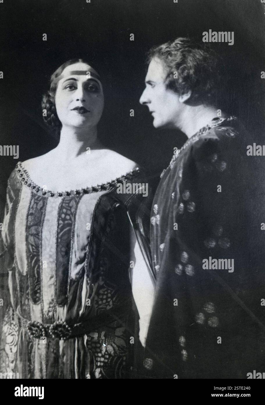 Italian actress Italia Almirante and Alberto Collo in the movie L ...