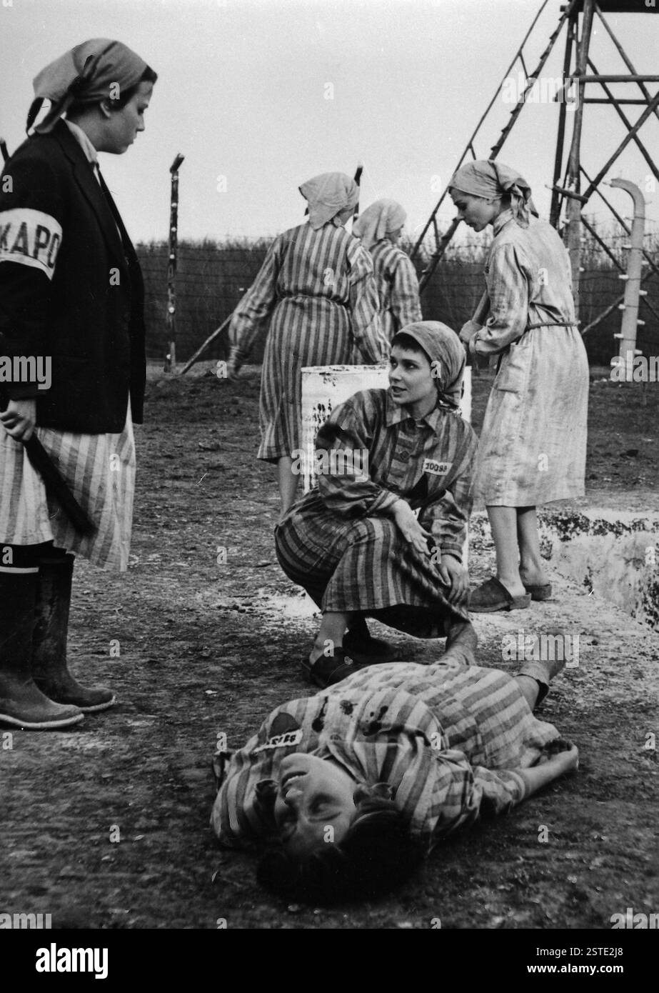 Scene from the Italian movie Kapo, 1960 Stock Photo - Alamy