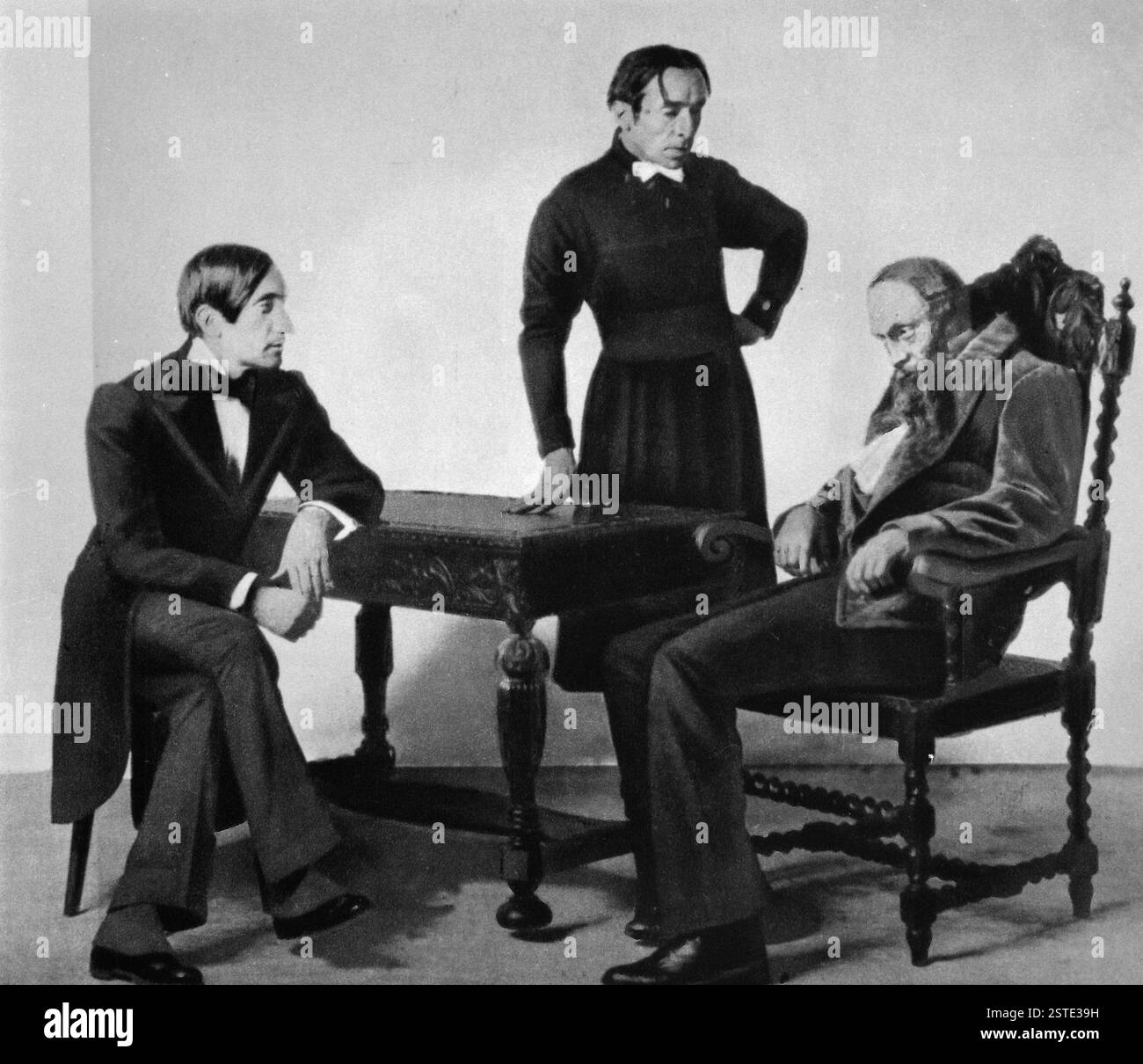 Representation of the play The Brothers Karamazov, adapted by Jacques ...