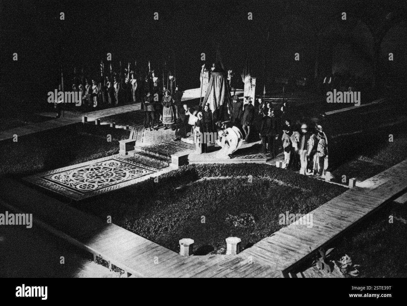 French actor Charles Dullin in a theatre play, France 1910s Stock Photo ...