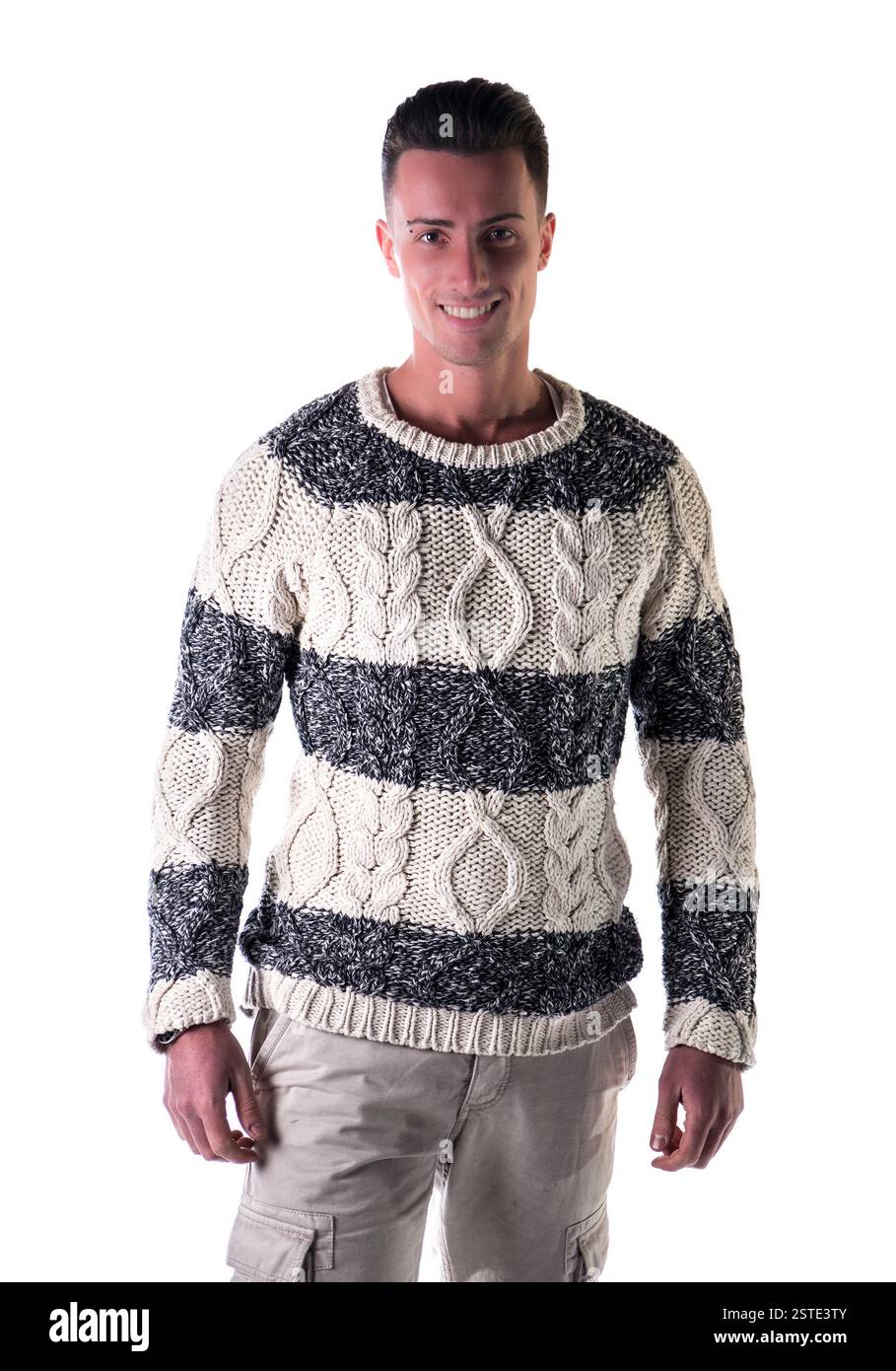 Good looking young man standing Stock Photo - Alamy