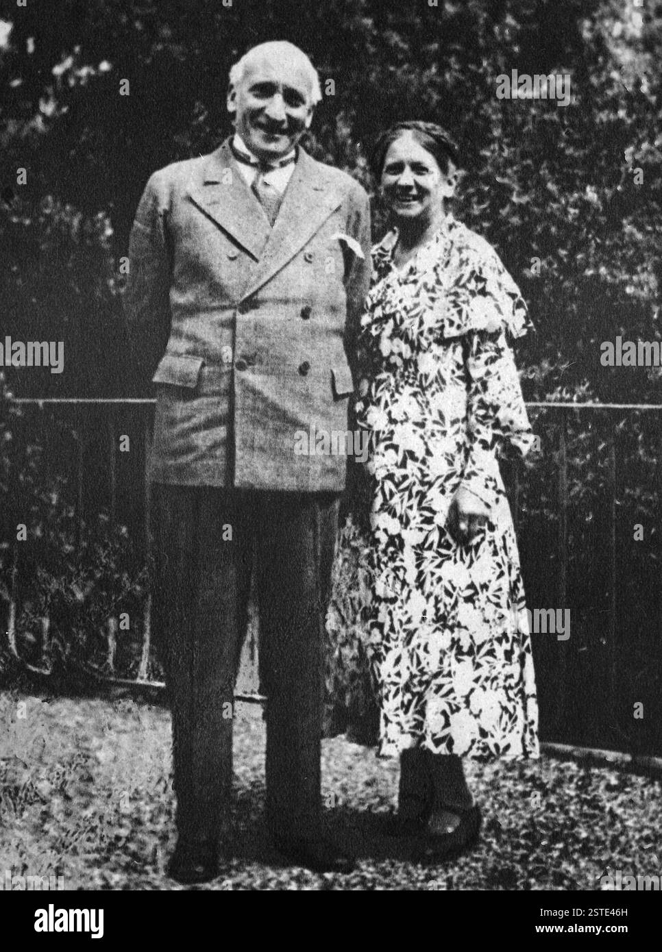 French theatre director Jacques Copeau with his wife, Florence 1933 ...
