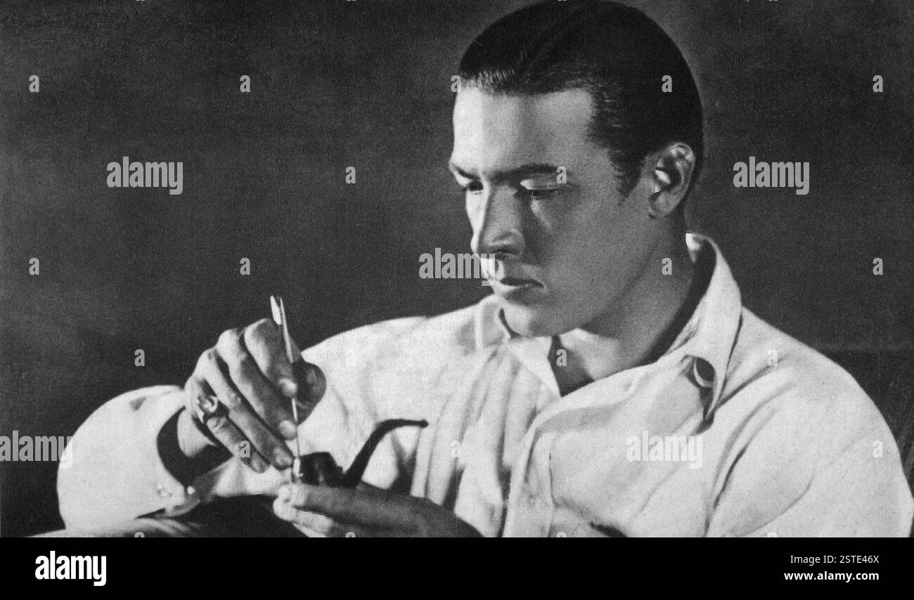 American-Italian actor Rudolph Valentino, USA 1920s Stock Photo - Alamy