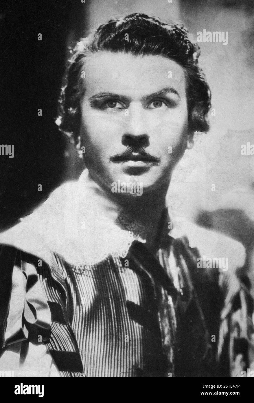 Italian actor Gino Cervi in the movie An Adventure of Salvator Rosa ...