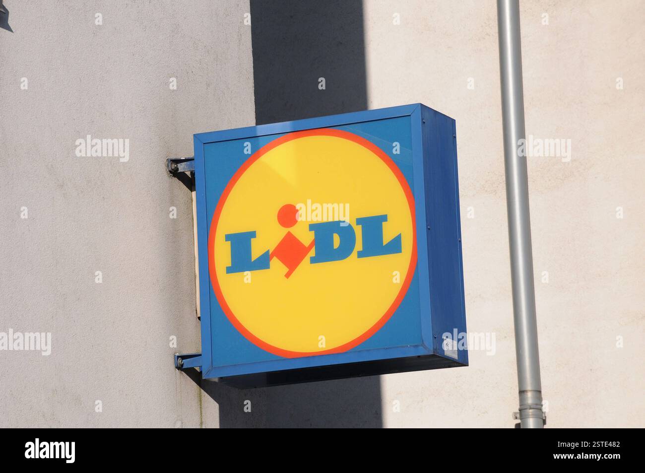 Copenhagen/ Denmark/18 february 2025/Geran lidl grocery chain store n ...
