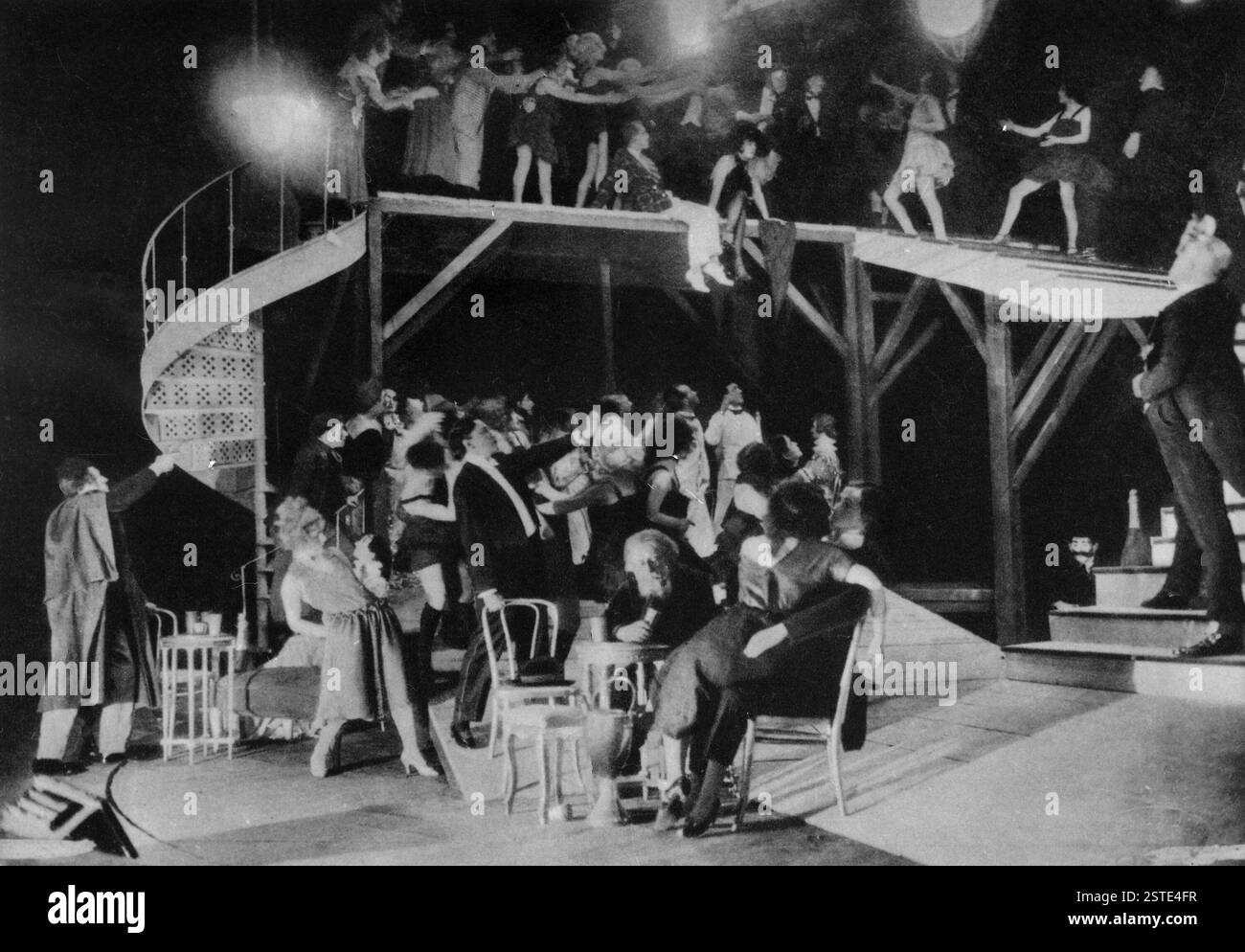 Scene from the play Franziska, by Frank Wedekind, 1925 Stock Photo - Alamy