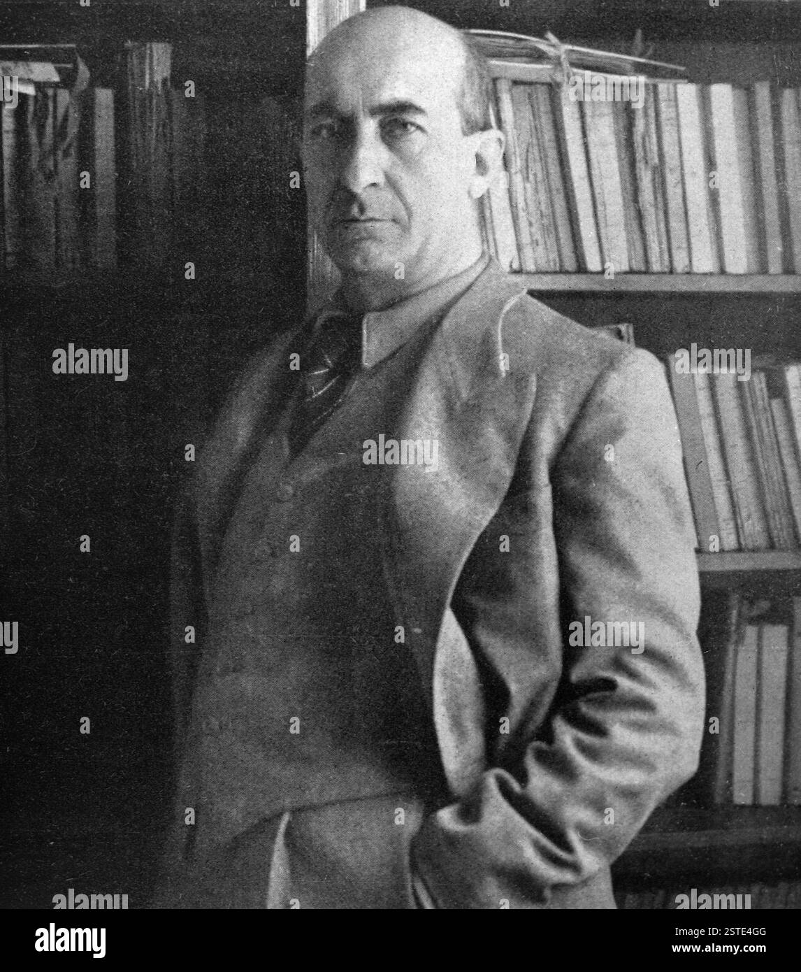 Italian painter, writer and poet Ardengo Soffici, 1930s Stock Photo - Alamy