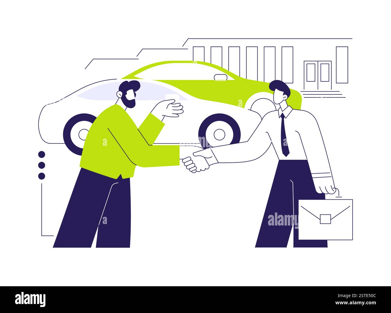 Franchise dealership abstract concept vector illustration Stock Vector ...