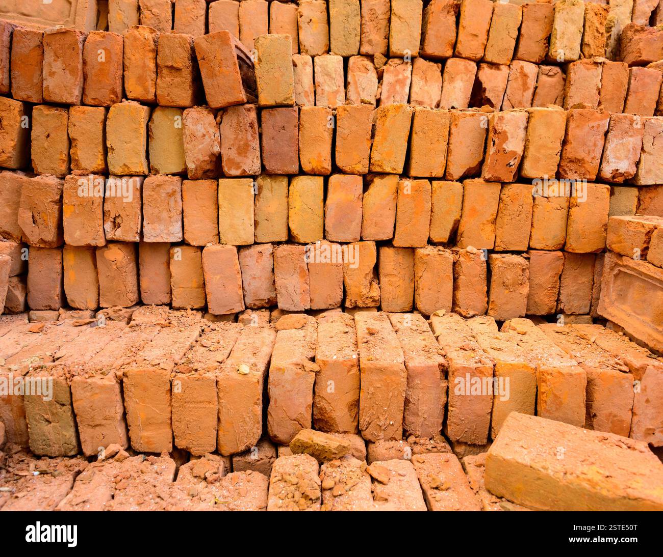 Stack of bricks Stock Photo - Alamy