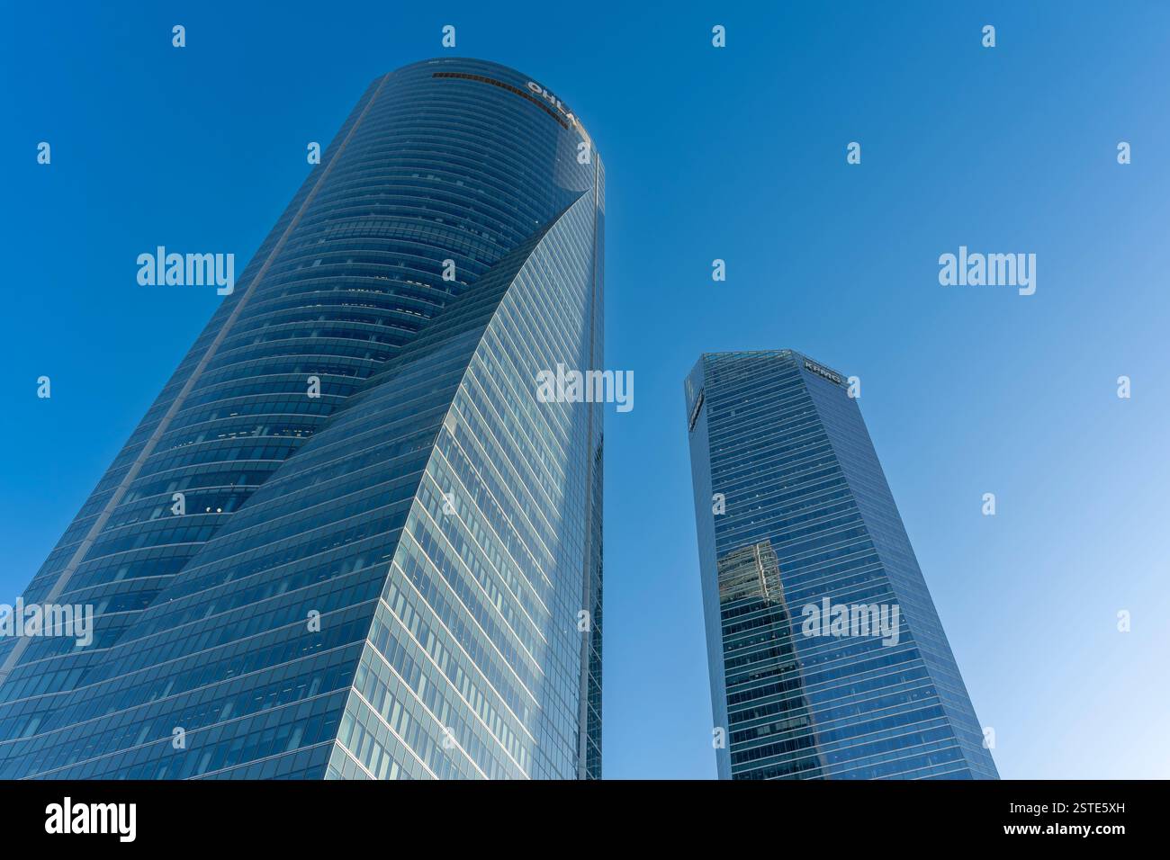 Cuatro Torres Business Area: four skyscrapers in Madrid. This one is ...