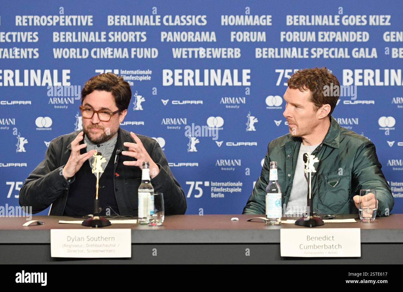 Berlin, Germany. 18th Feb, 2025. British director Dylan Southern and ...