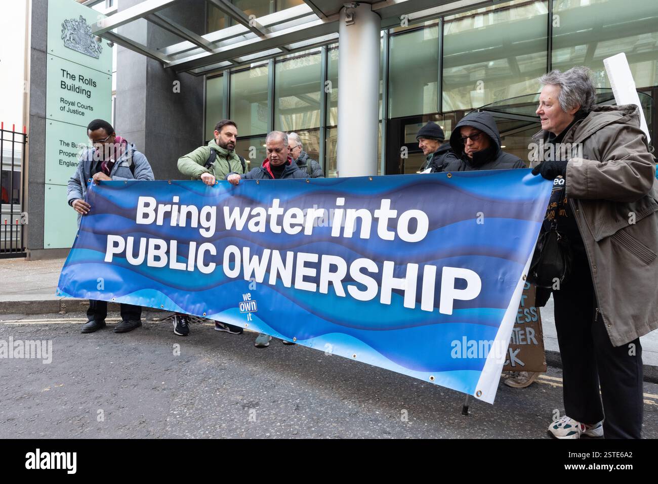 London, UK. 18 February, 2025. A coalition of environment and other ...