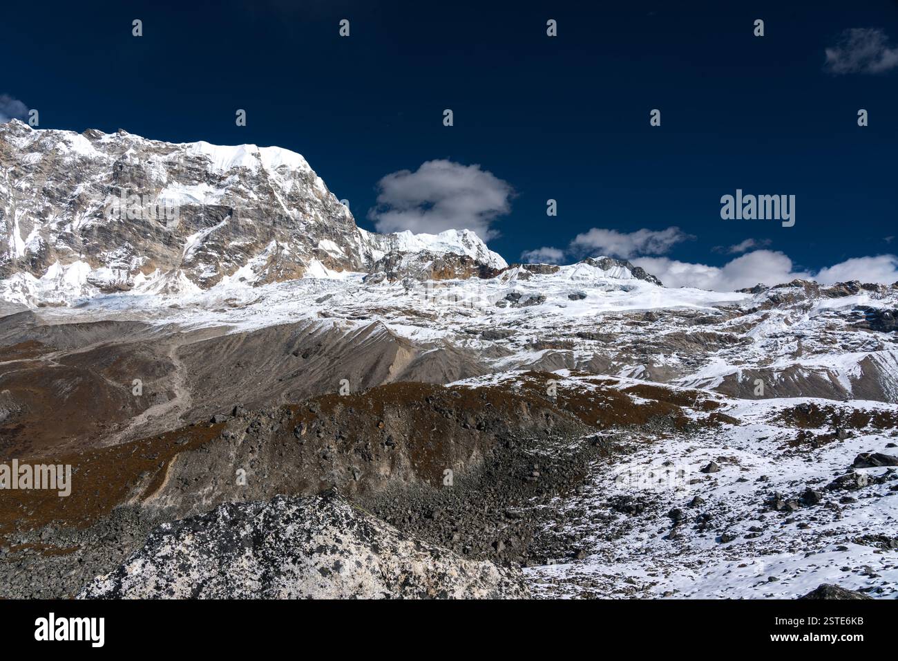 Climbing Yala Peak in the Himalayas of Nepal - a view from yala base ...