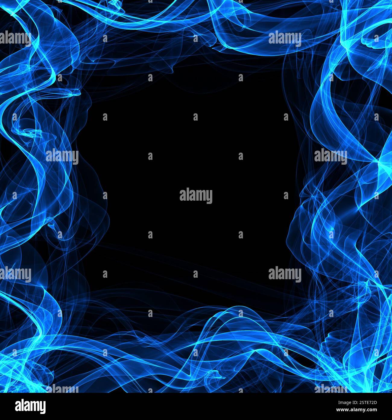 Frame for text of blue lines Stock Photo - Alamy