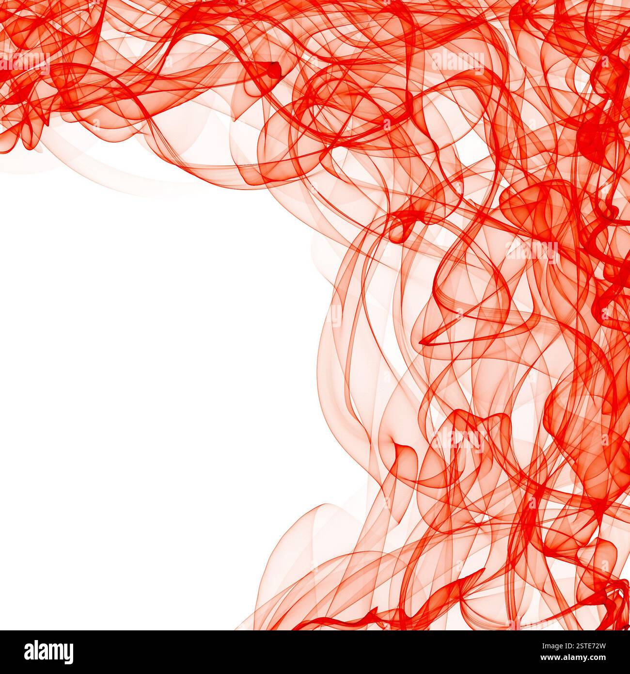 Frame made of curled lines Stock Photo - Alamy