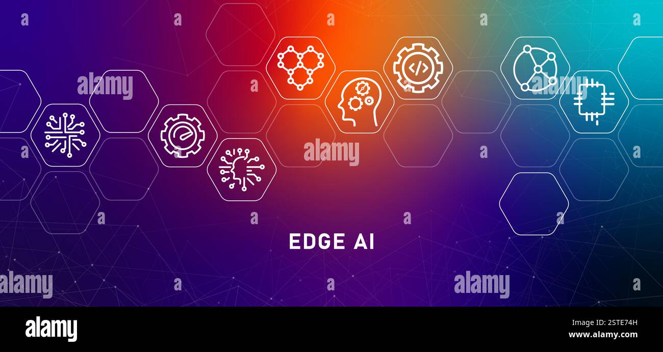 Edge AI gradient header device nodes computing programming real time ... Edge AI gradient header device nodes computing programming real time ...