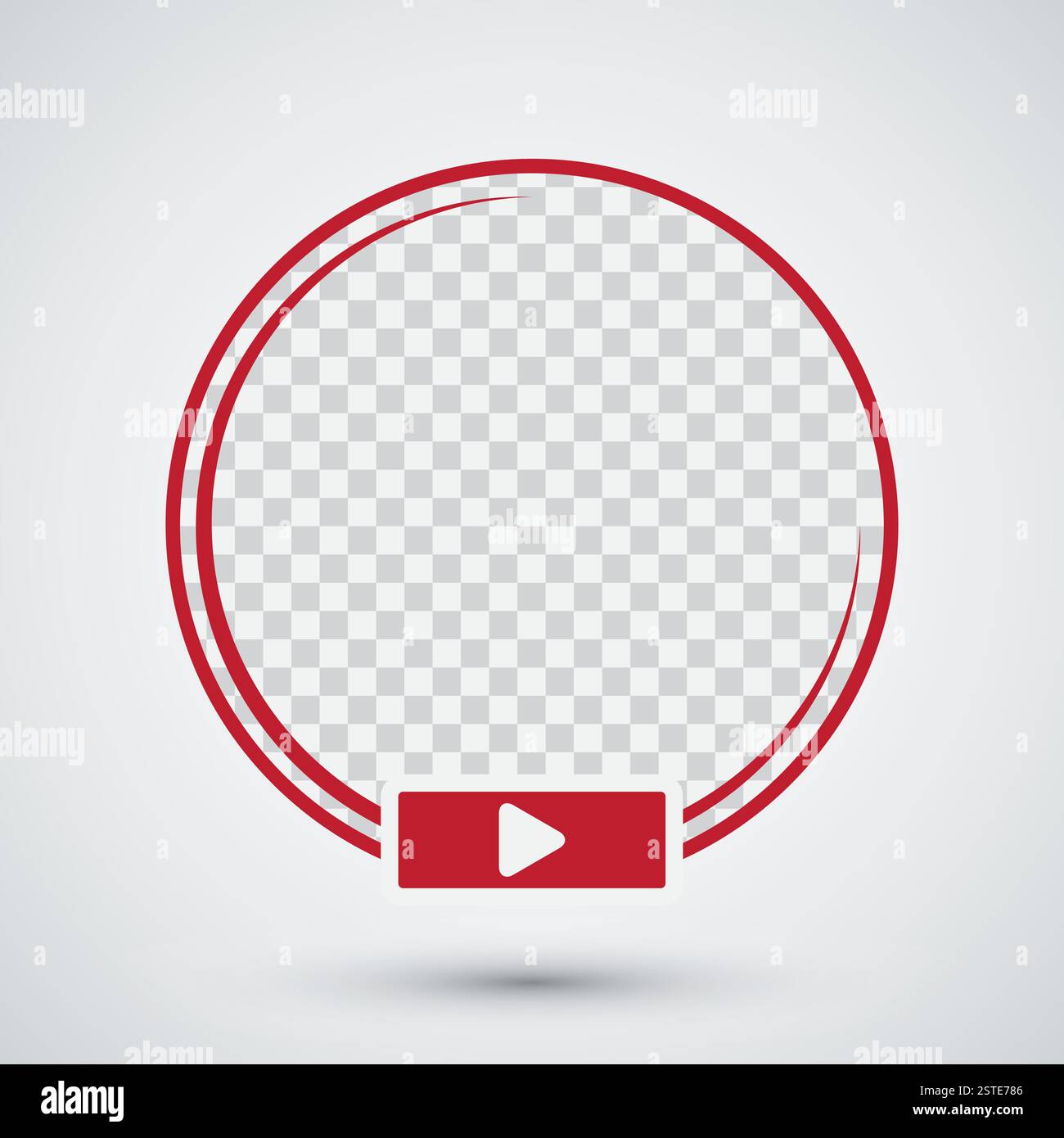 Social media frame icon avatar best for Live video streaming design ...