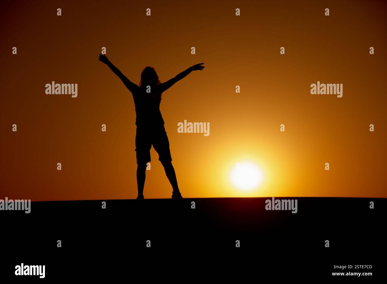 Young woman enjoys black hi-res stock photography and images - Alamy