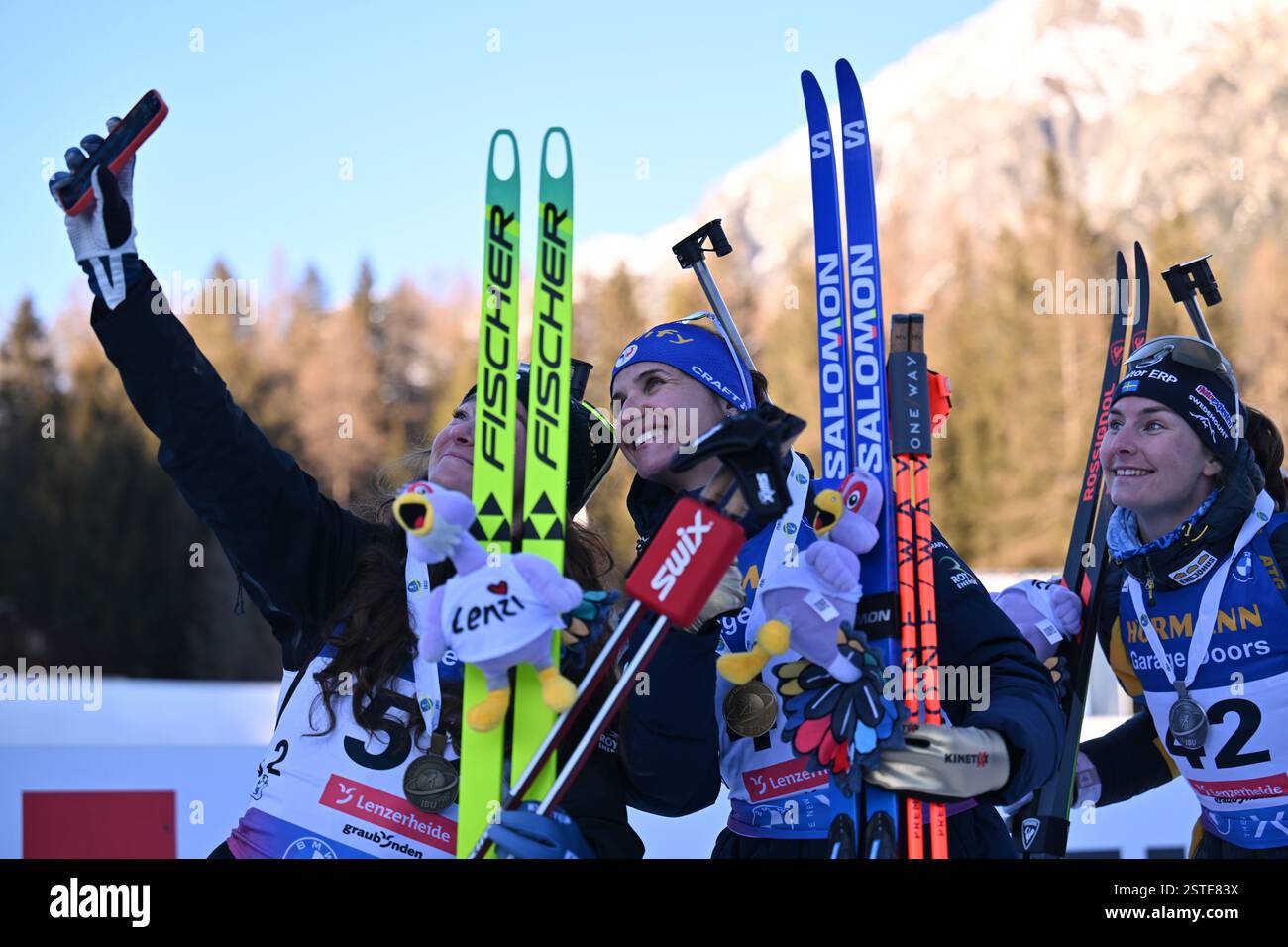 Lenzerheide, Switzerland. 18th Feb, 2025. Biathlon: World Championships ...