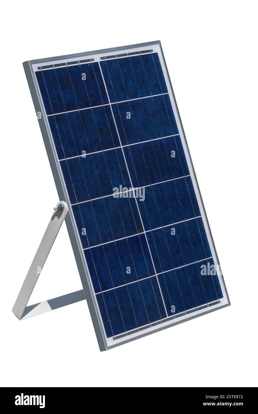 Compact portable compact small solar panel for mobile use Stock Photo ...