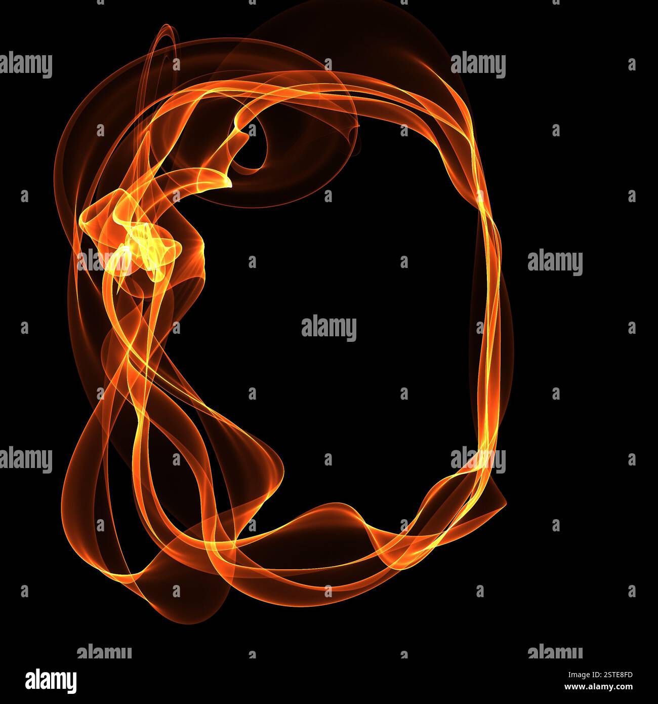Fire ABC on black Stock Photo - Alamy
