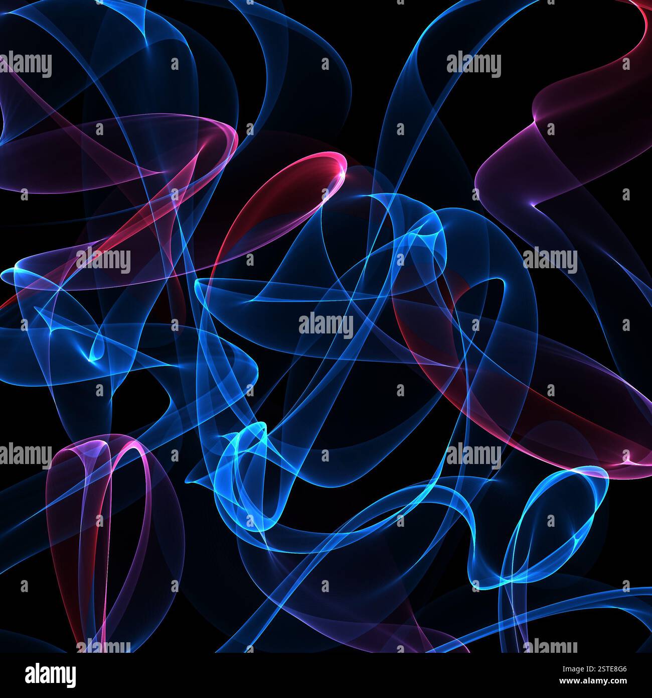 Abstract blue red light curves hi-res stock photography and images - Alamy