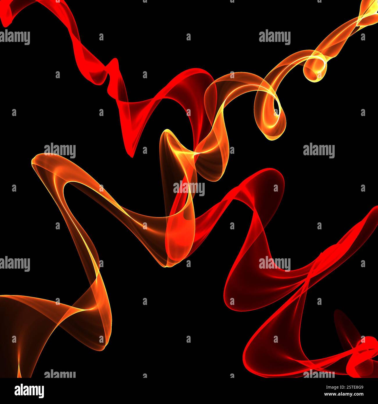 Two smoke lines on black wallpaper Stock Photo - Alamy